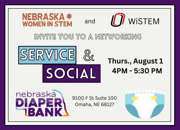 Service & Social for the Nebraska Diaper Bank – Nebraska Women in Stem